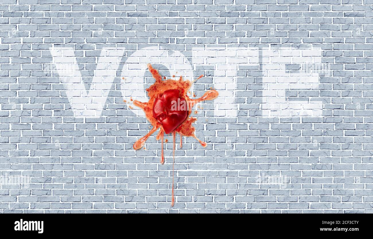 Protest vote political rage and political choice concept as an election ...