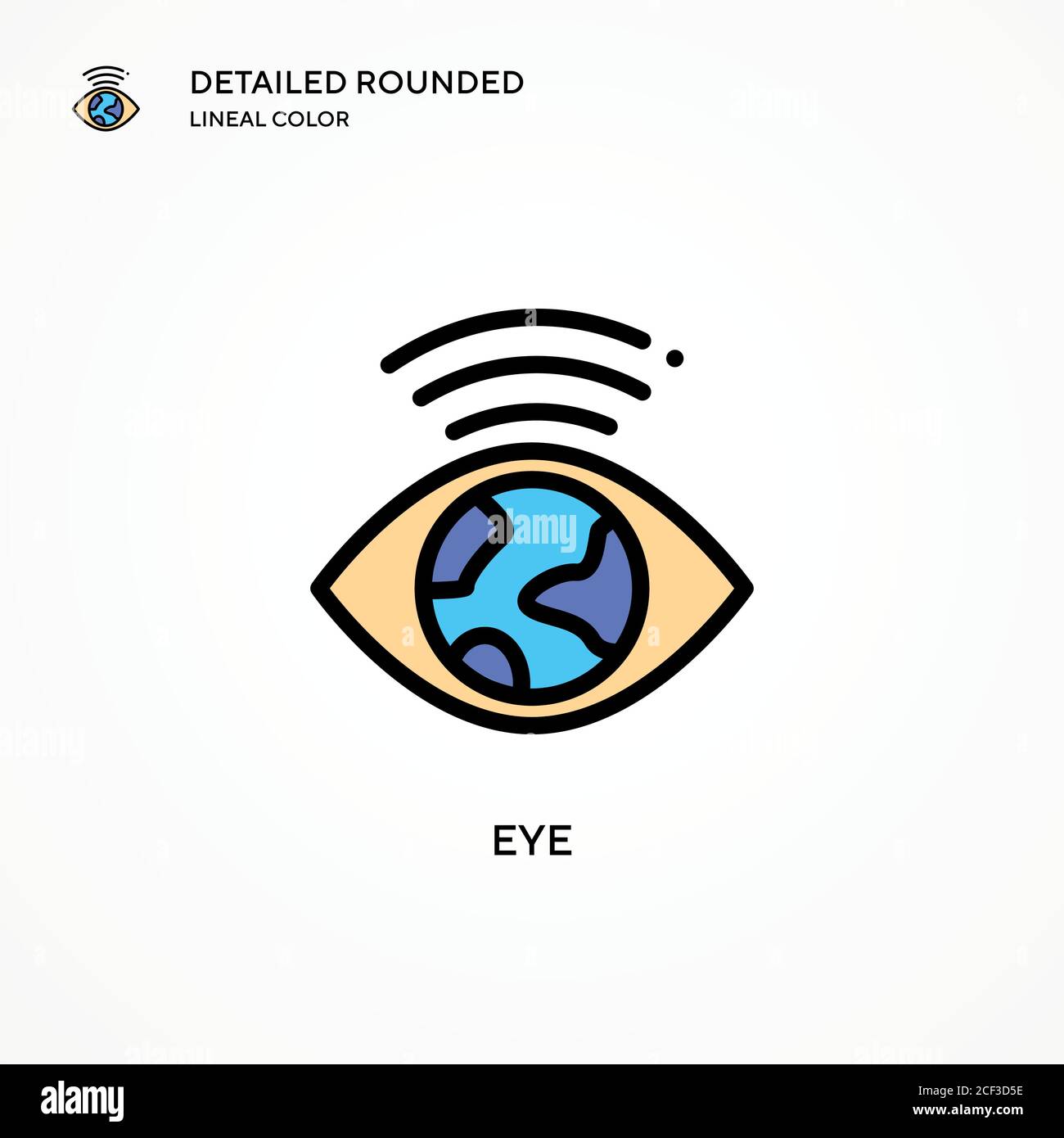 Eye vector icon. Modern vector illustration concepts. Easy to edit and ...