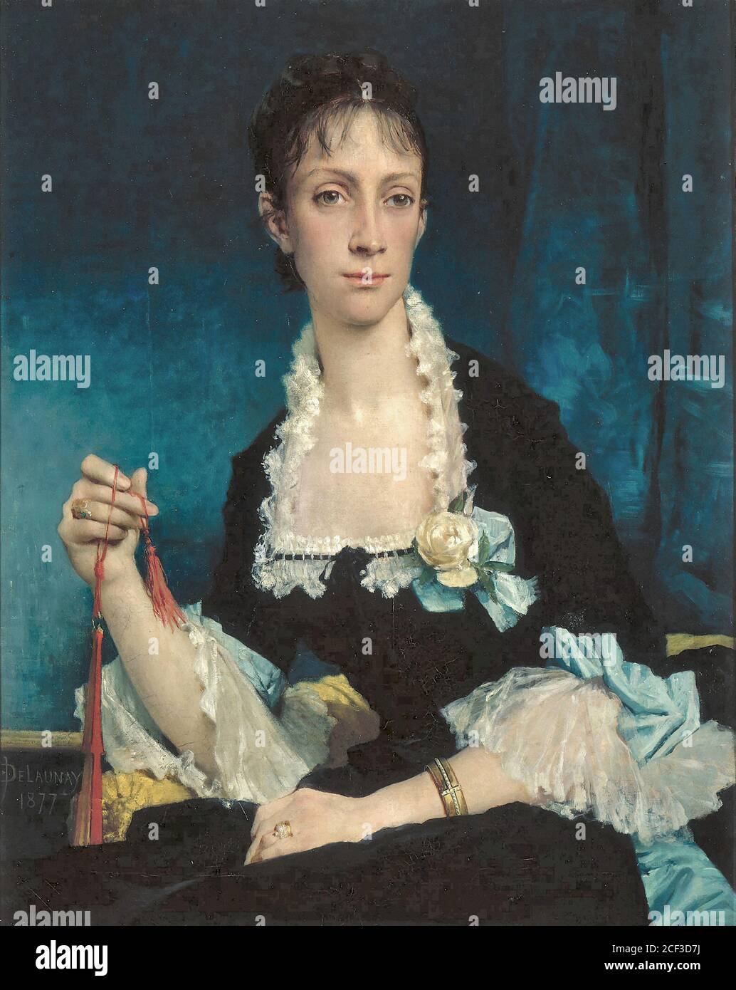 Delaunay Jules Elie - Portrait of Madame Raoul-Alfred Philippe - French ...