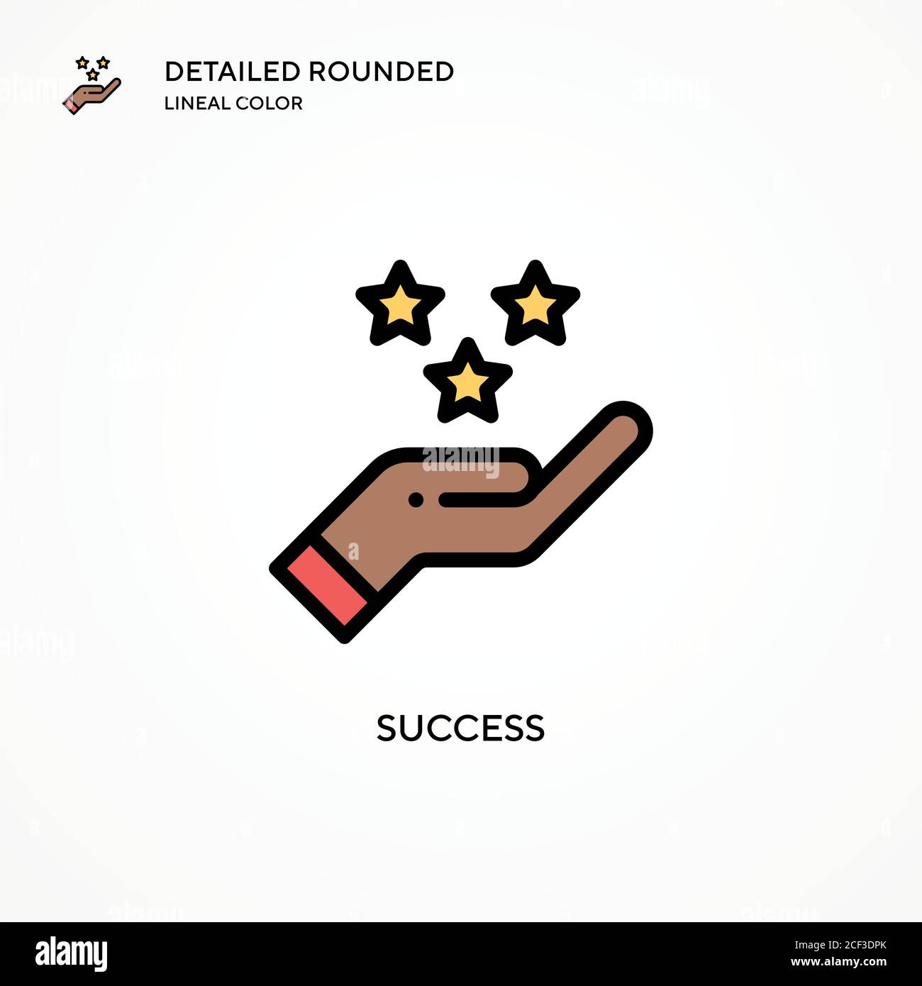 Success vector icon. Modern vector illustration concepts. Easy to edit ...