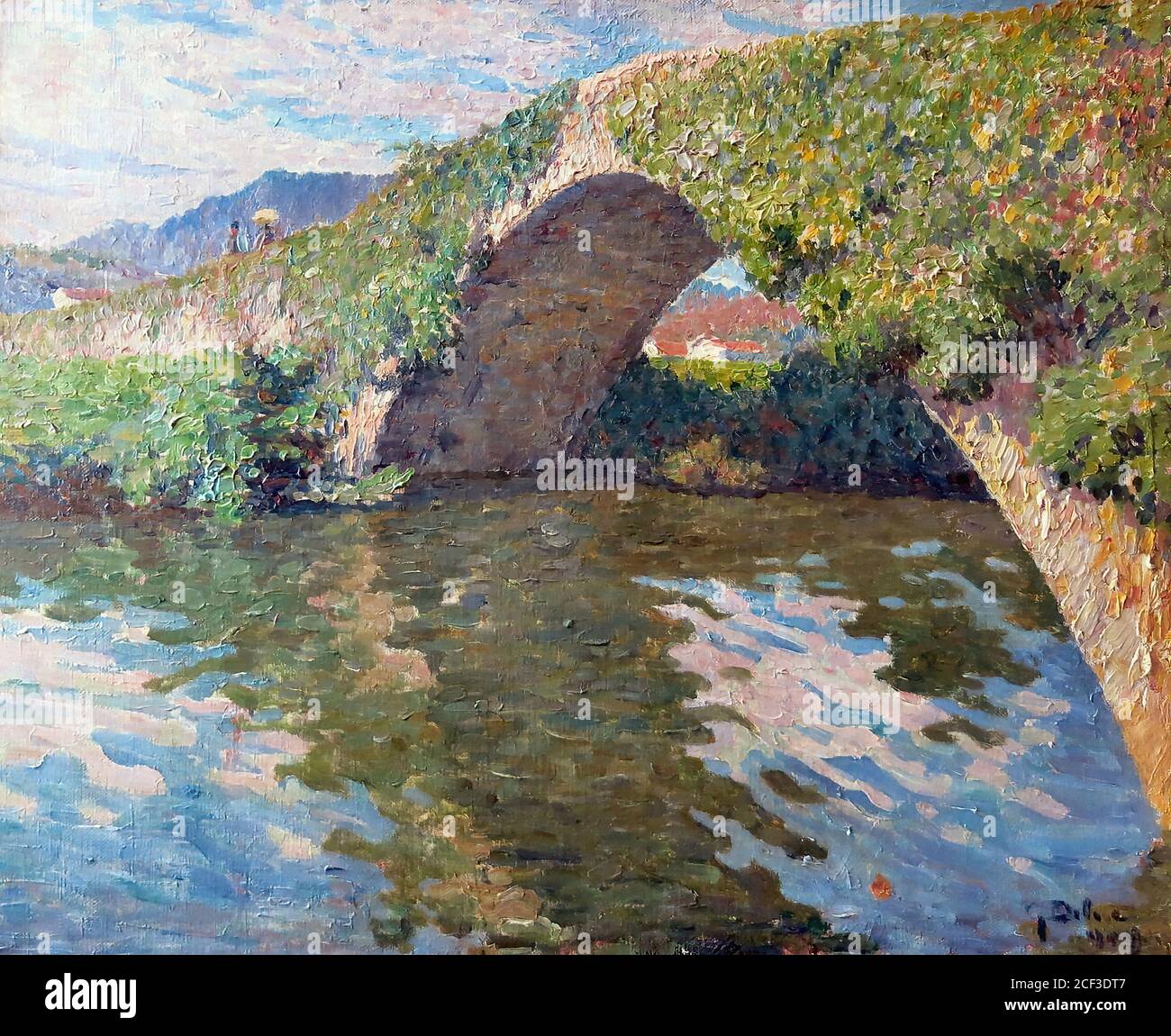 Deluc Gabriel - Pont Au Pays Basque - French School - 19th Century ...