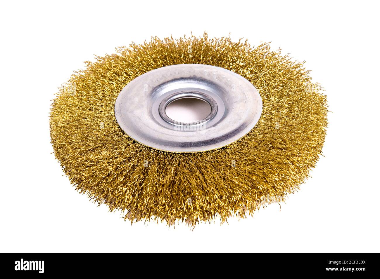 Metal brush for Rust polish, drilling machine isolated on white Stock ...