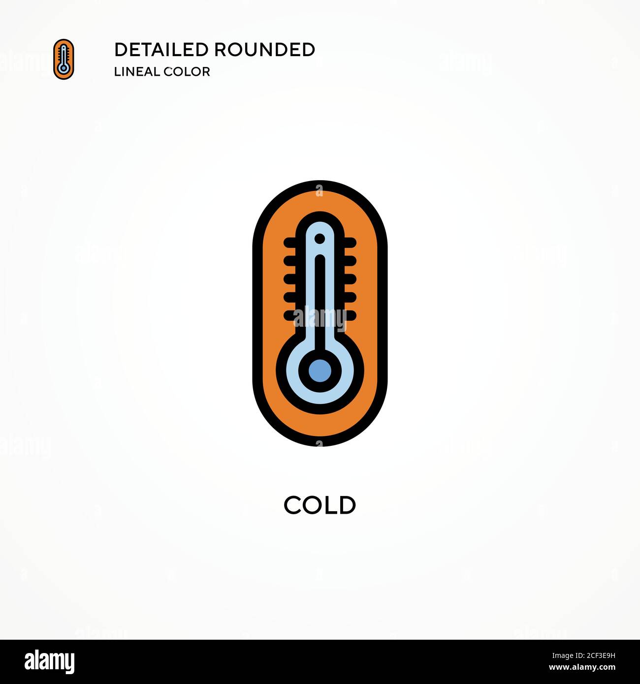 Cold vector icon. Modern vector illustration concepts. Easy to edit and ...