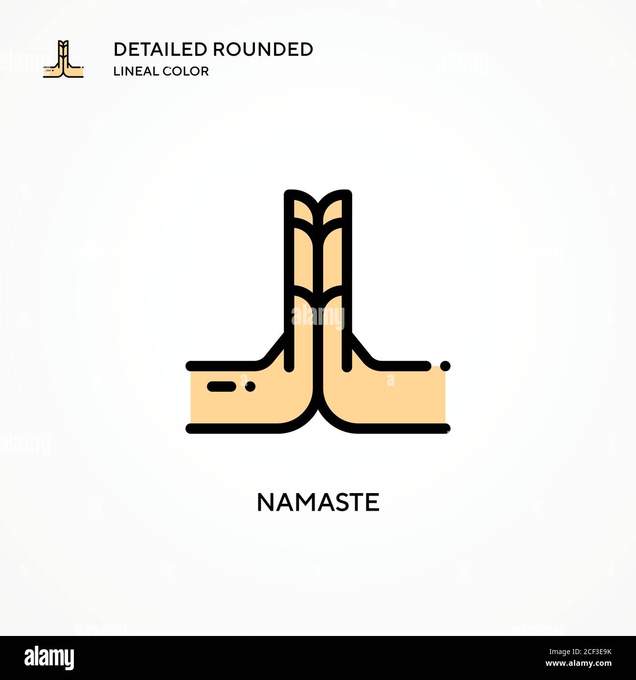 Namaskar Mudra Cut Out Stock Images & Pictures - Alamy