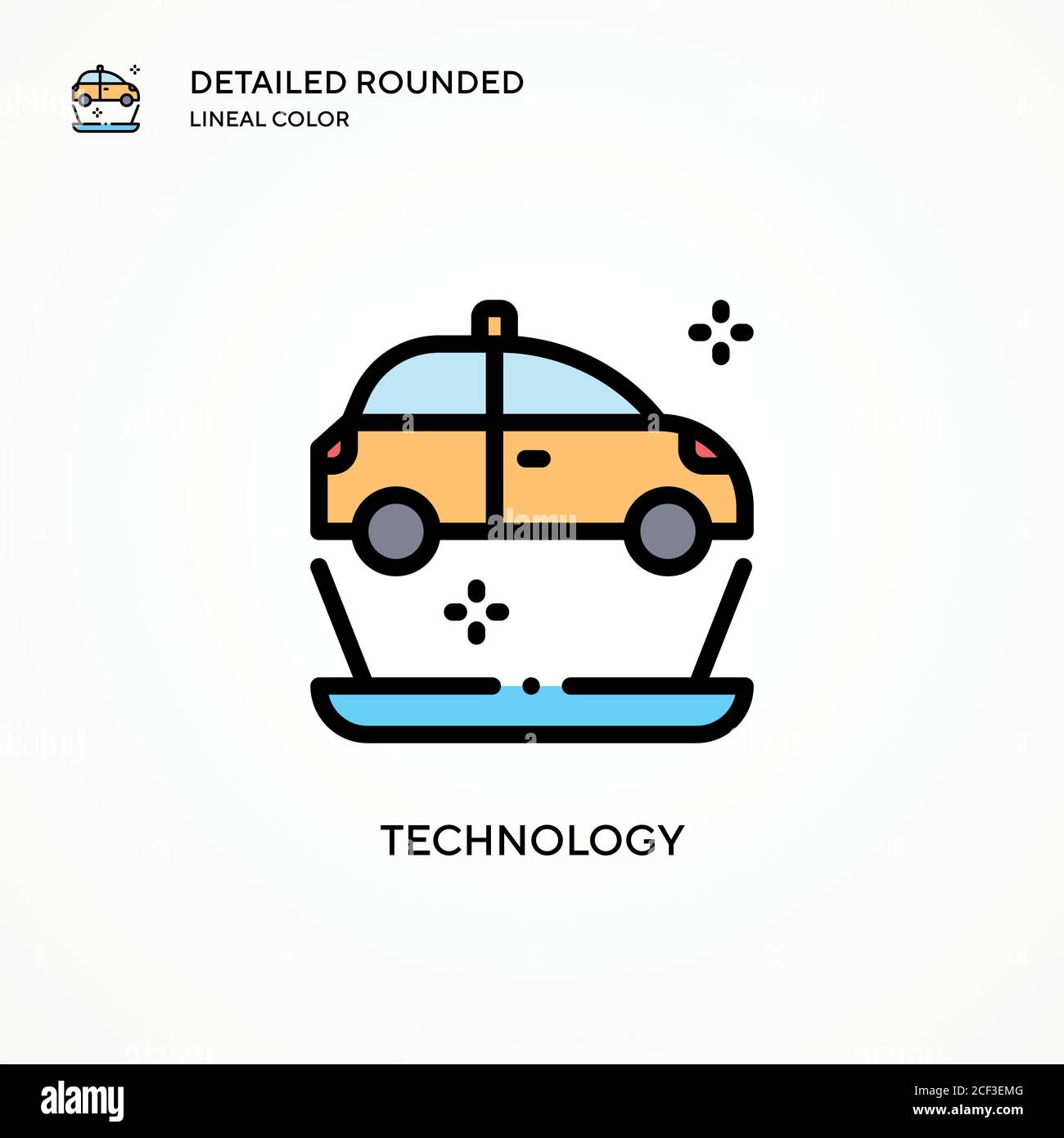 Technology vector icon. Modern vector illustration concepts. Easy to ...