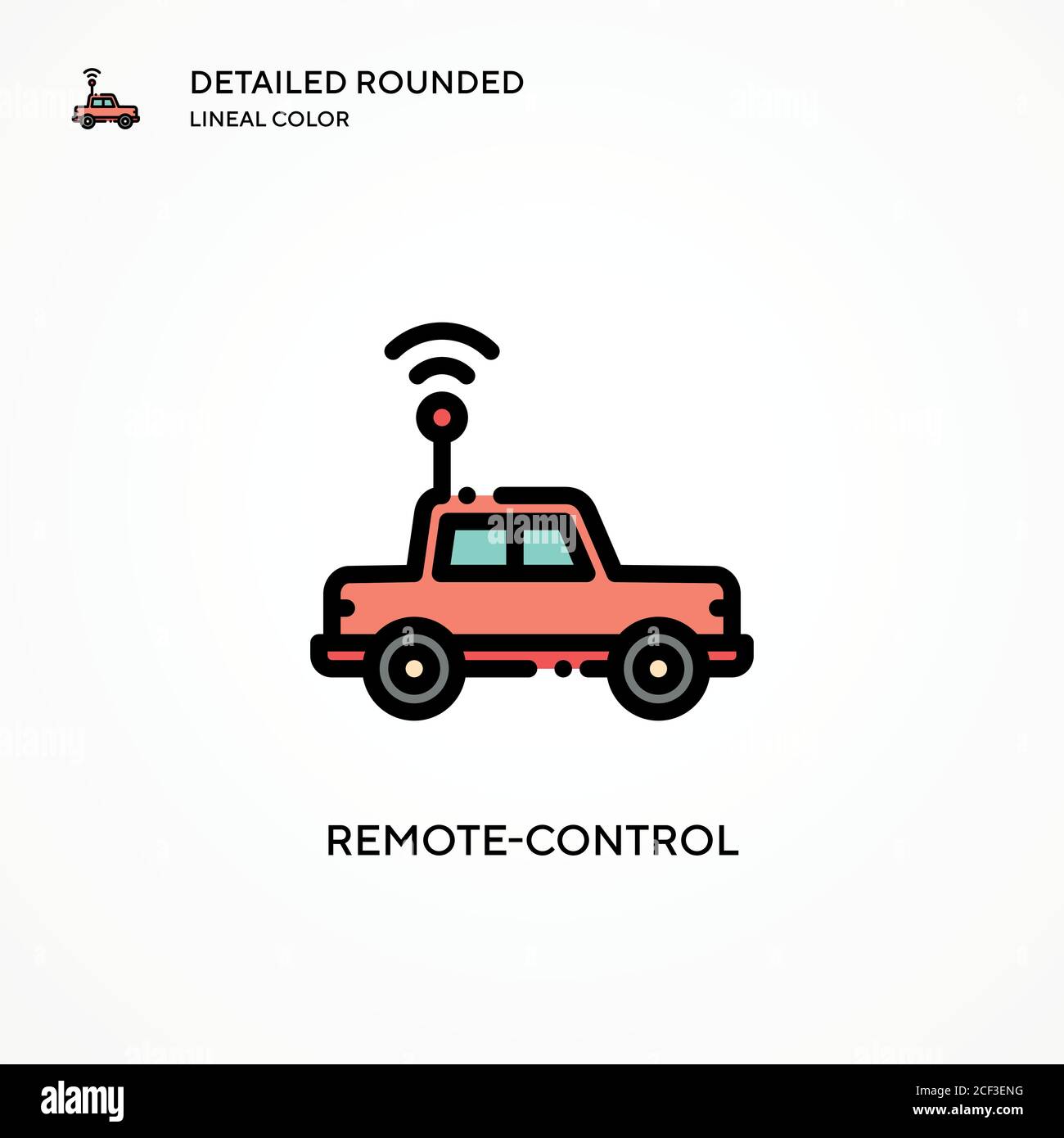 Remote-control vector icon. Modern vector illustration concepts. Easy ...