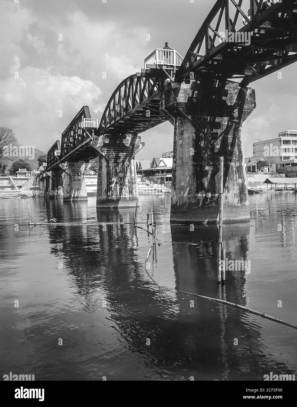 Thailand, Kanchanaburi. This is the infamous Bridge on the River Kwai ...