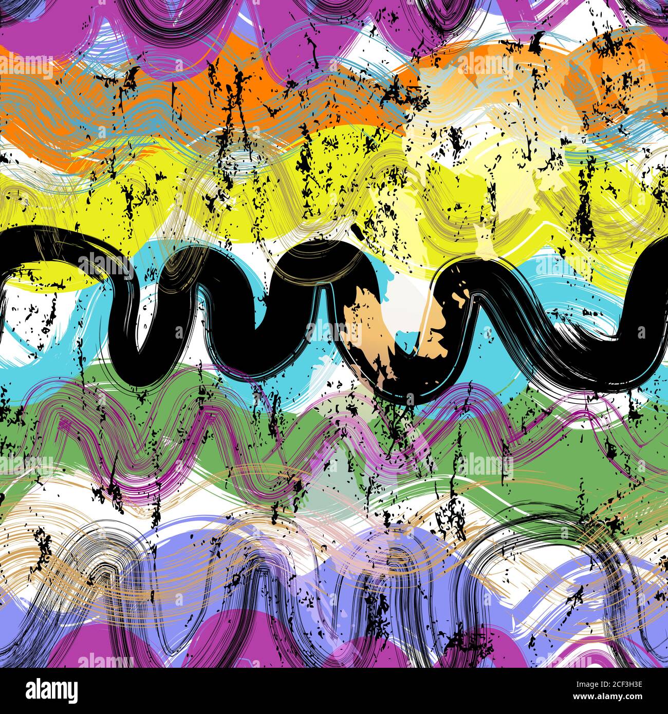 Irregular waves Stock Vector Images - Alamy