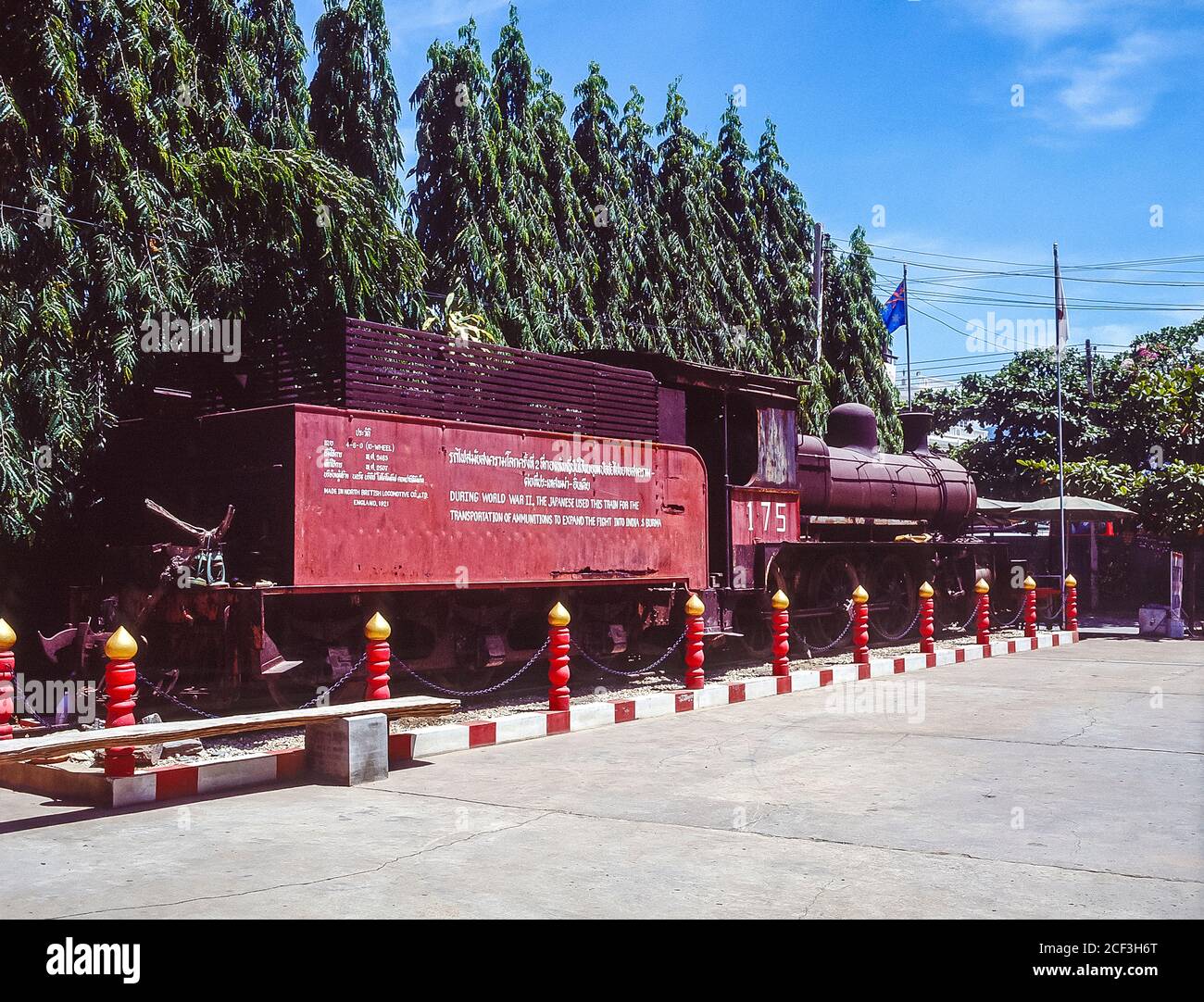 Thailand, Kanchanaburi. This is one of the trains used by the Japanese ...