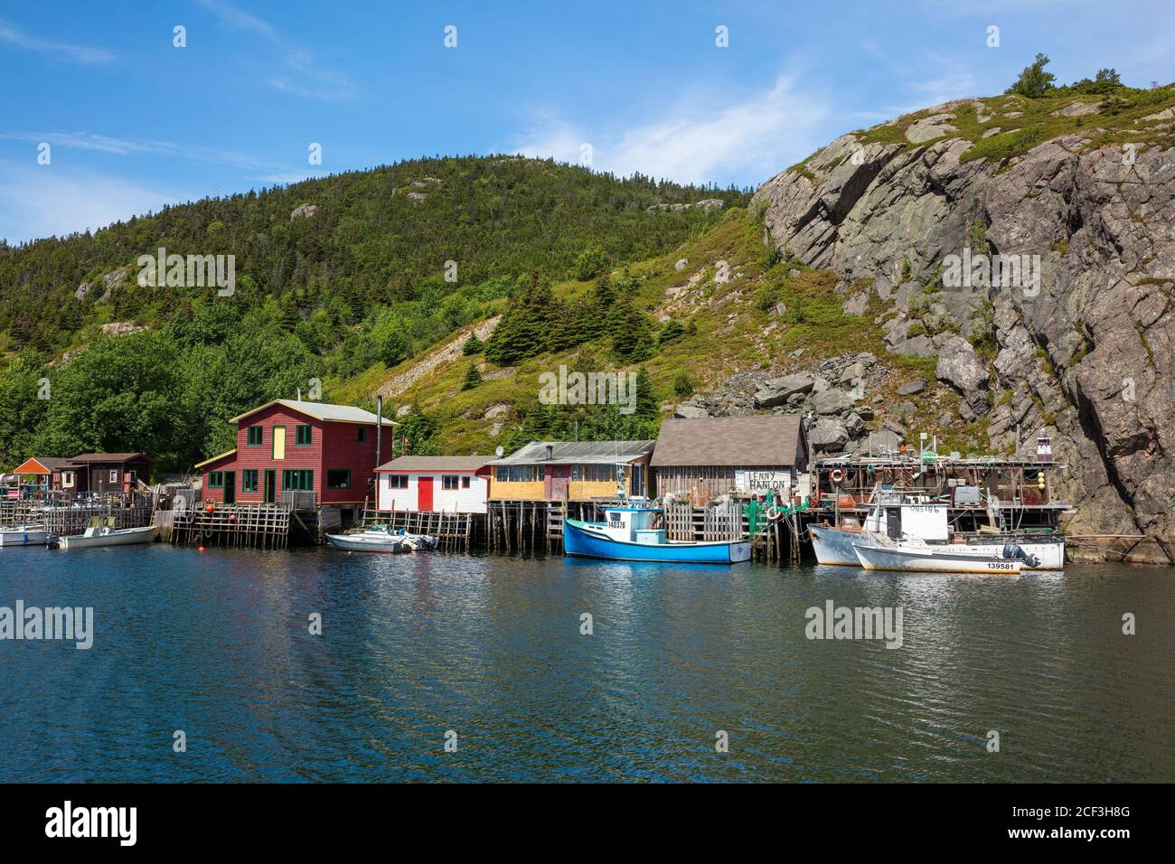 Quidi Vidi Village, St. John's, Newfoundland, Canada Stock Photo - Alamy