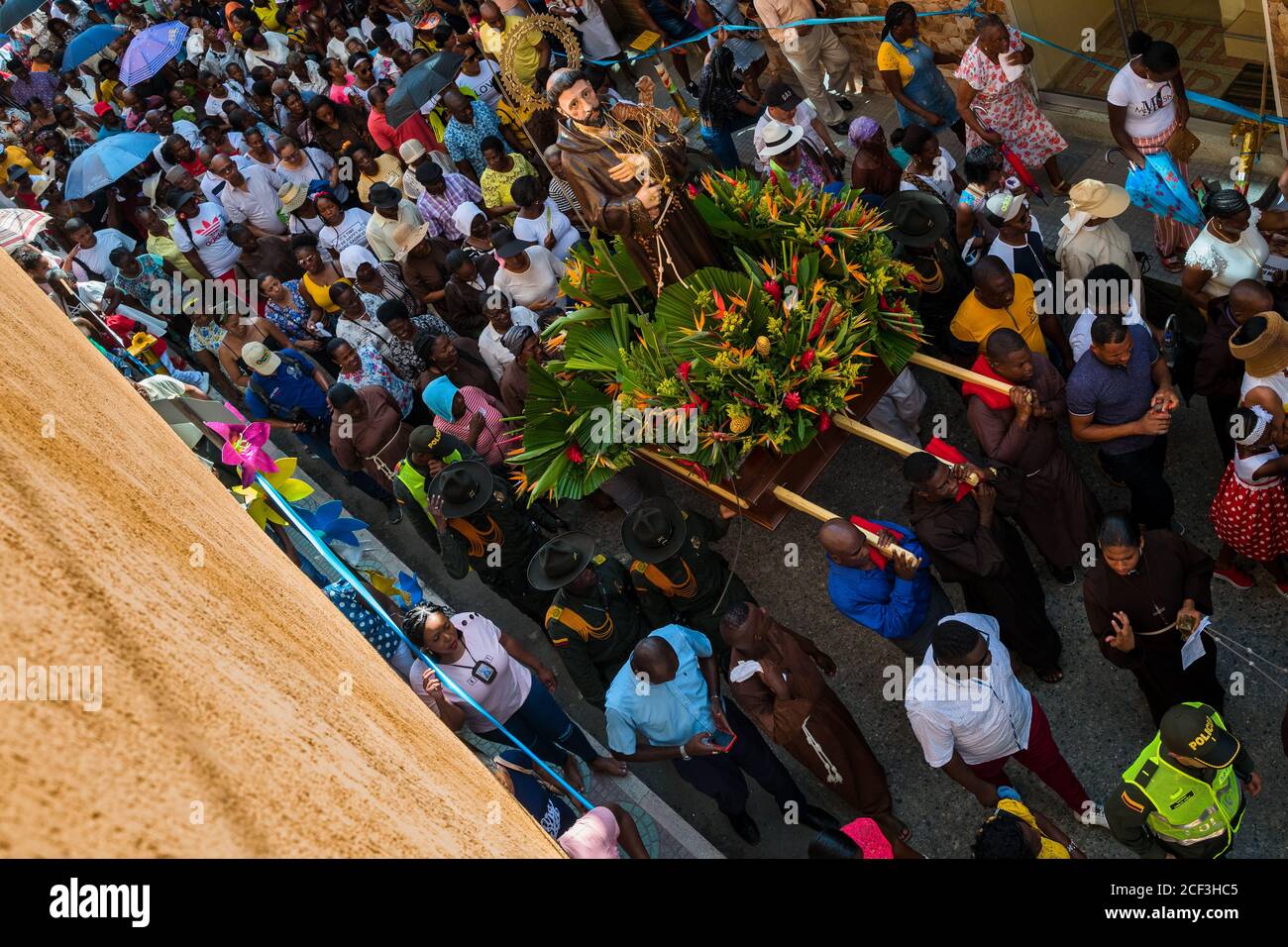 Afro-Colombian Catholic followers take part in the Grand Procession of ...
