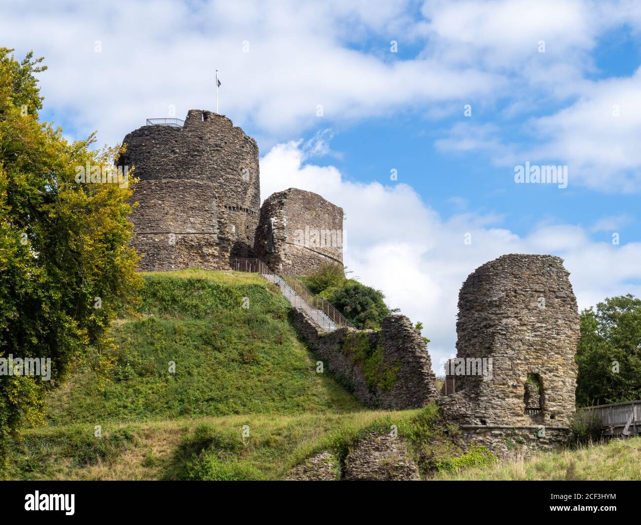 View of Launceston Castle, Cornwall, UK Stock Photo - Alamy