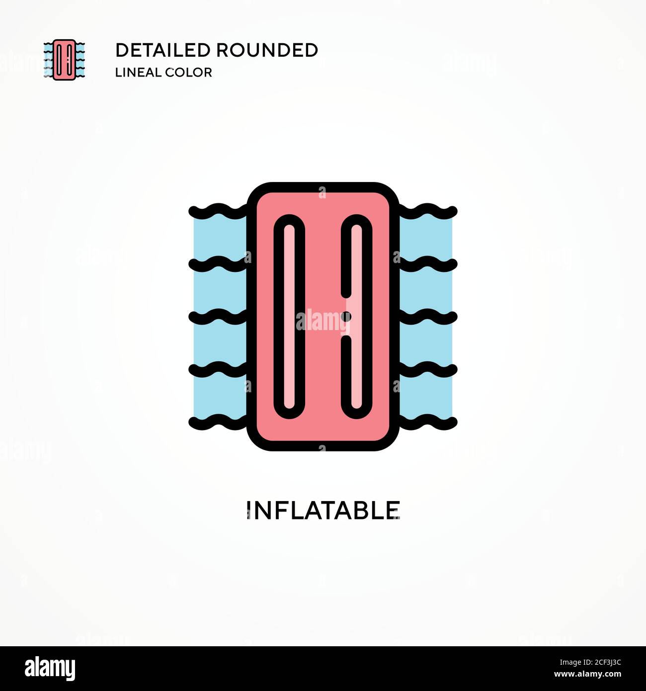 Inflatable tube white background Stock Vector Images - Alamy