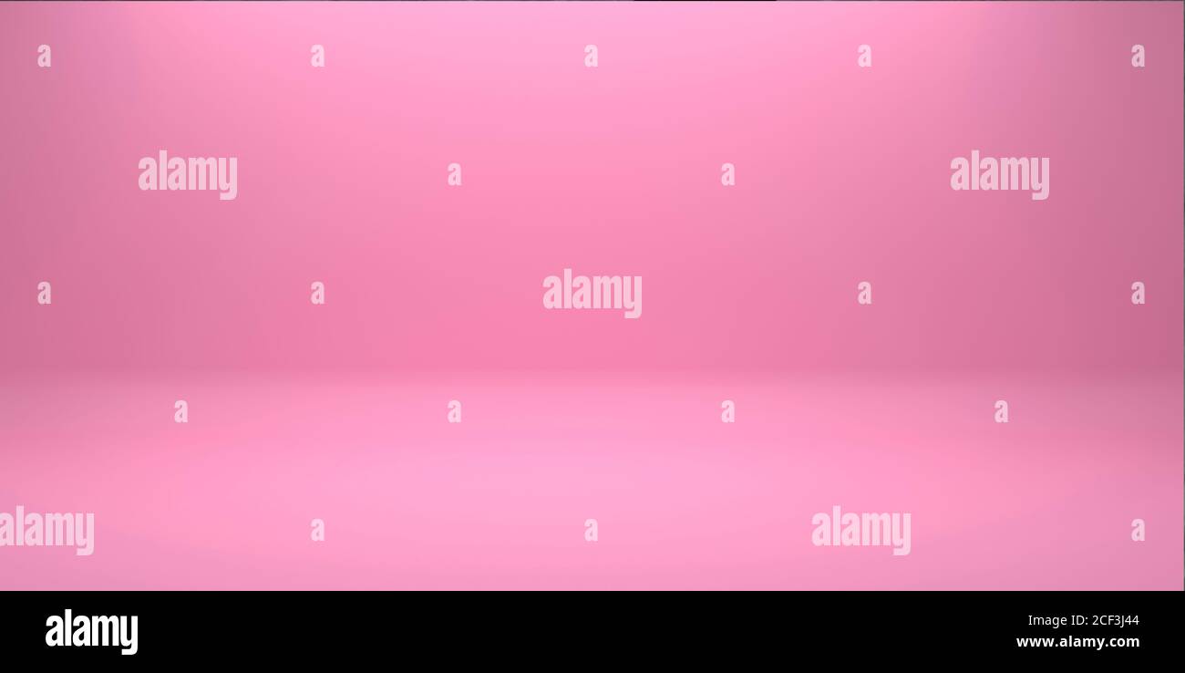 Blank light pink gradient background with product display. White ...