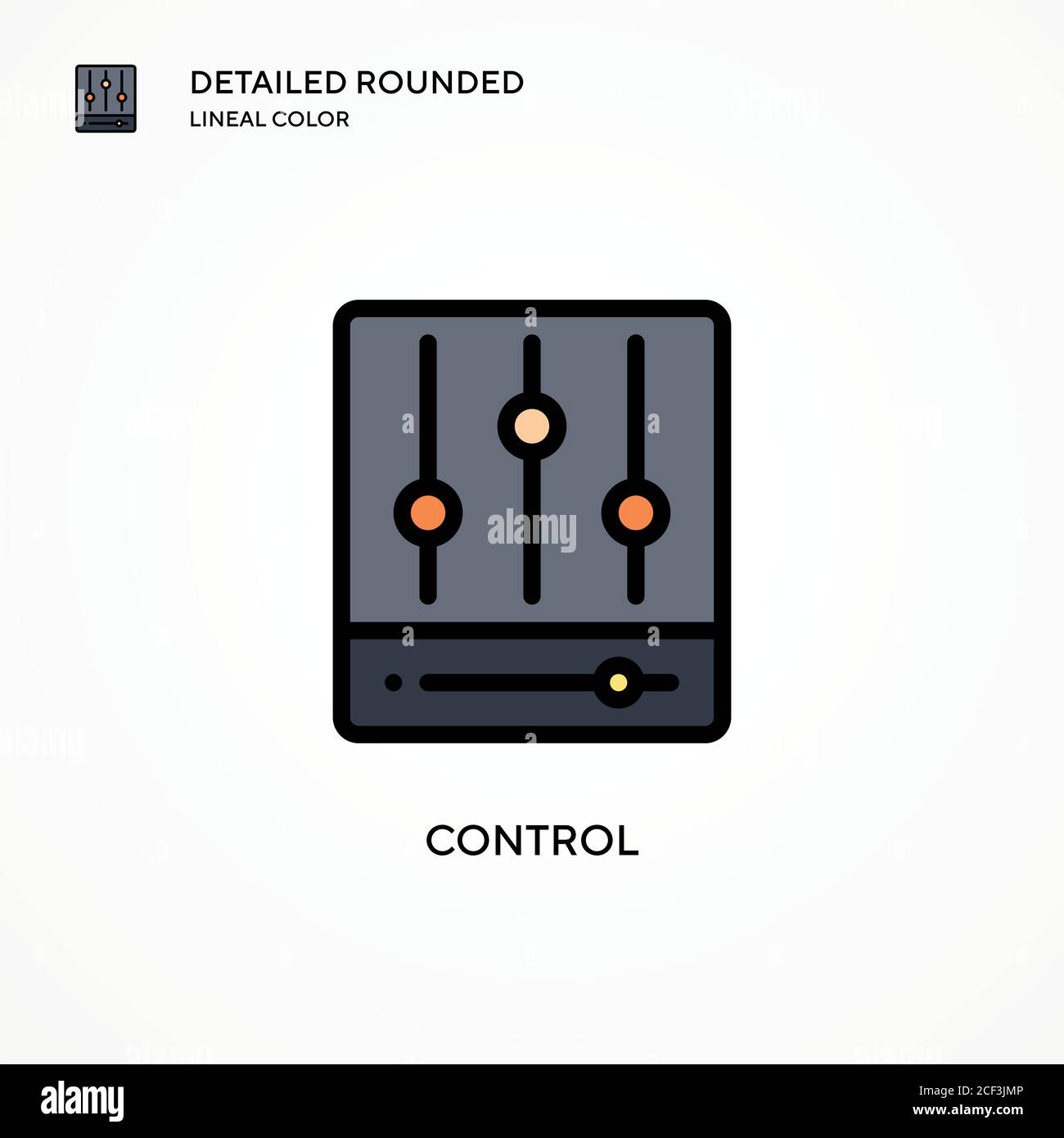 Control vector icon. Modern vector illustration concepts. Easy to edit ...