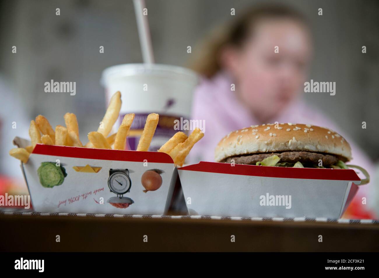 Fast food, Big Mac and co menu, from McDonald's. Photo Jeppe Gustafsson ...