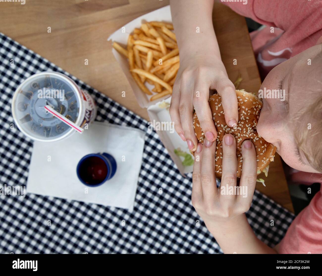 Fast food, Big Mac and co menu, from McDonald's. Photo Jeppe Gustafsson ...