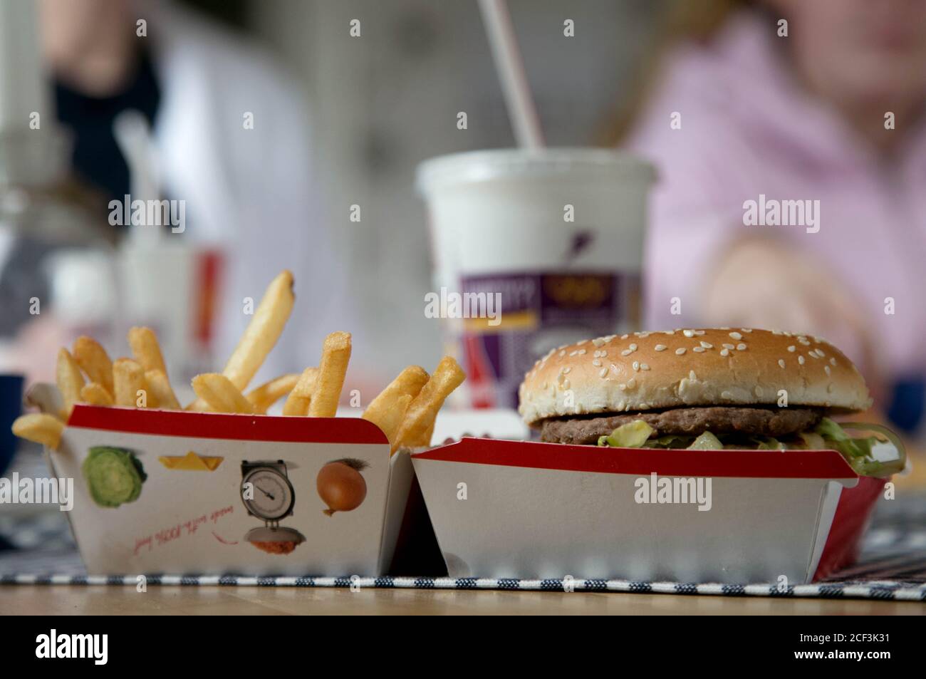 Fast food, Big Mac and co menu, from McDonald's. Photo Jeppe Gustafsson ...