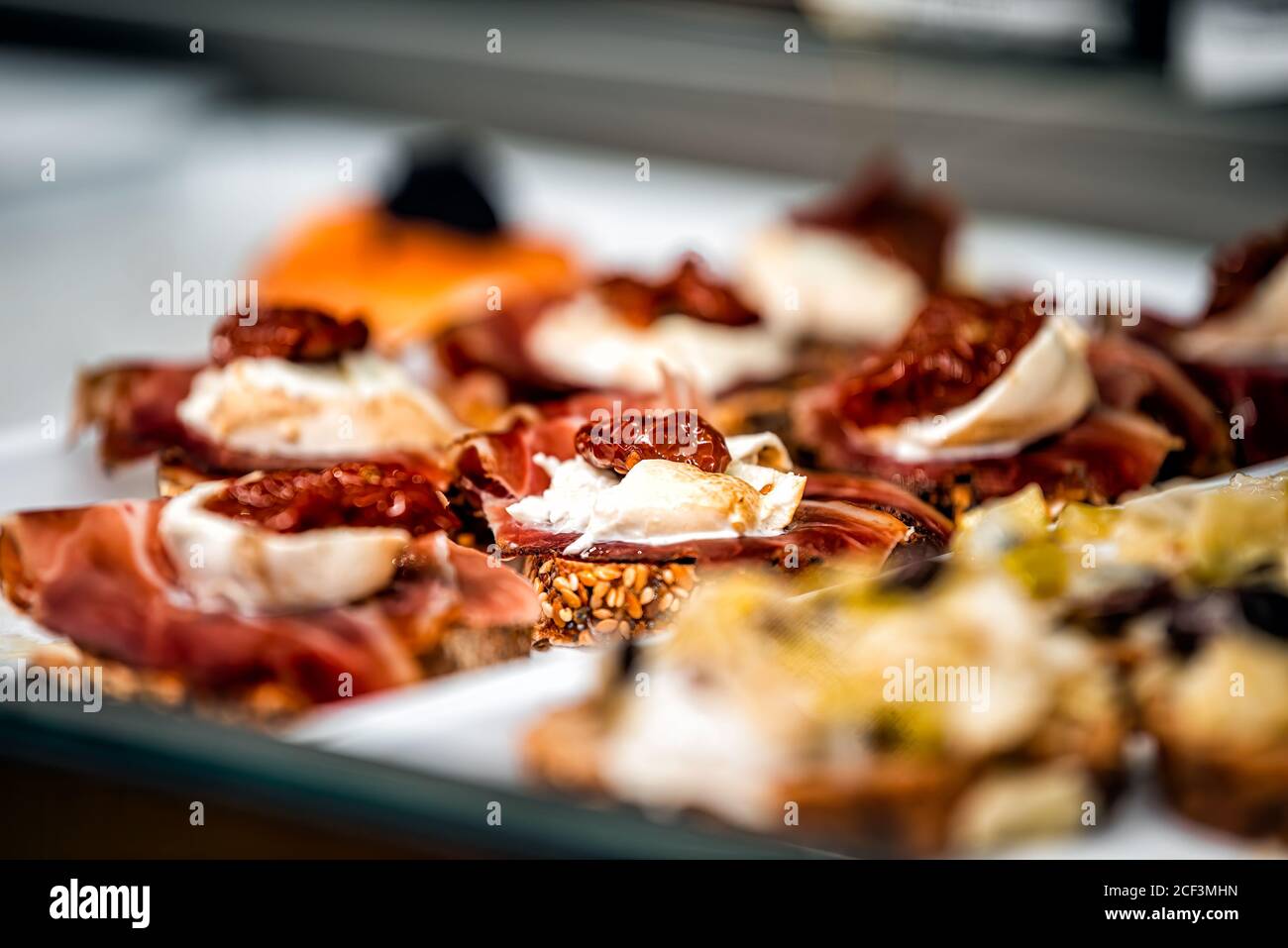 Deli counter display sandwich hi-res stock photography and images - Alamy
