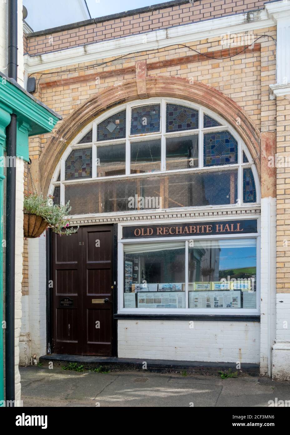 APPLEDORE, NORTH DEVON, ENGLAND - AUGUST 30 2020: Old Rechabite Hall ...