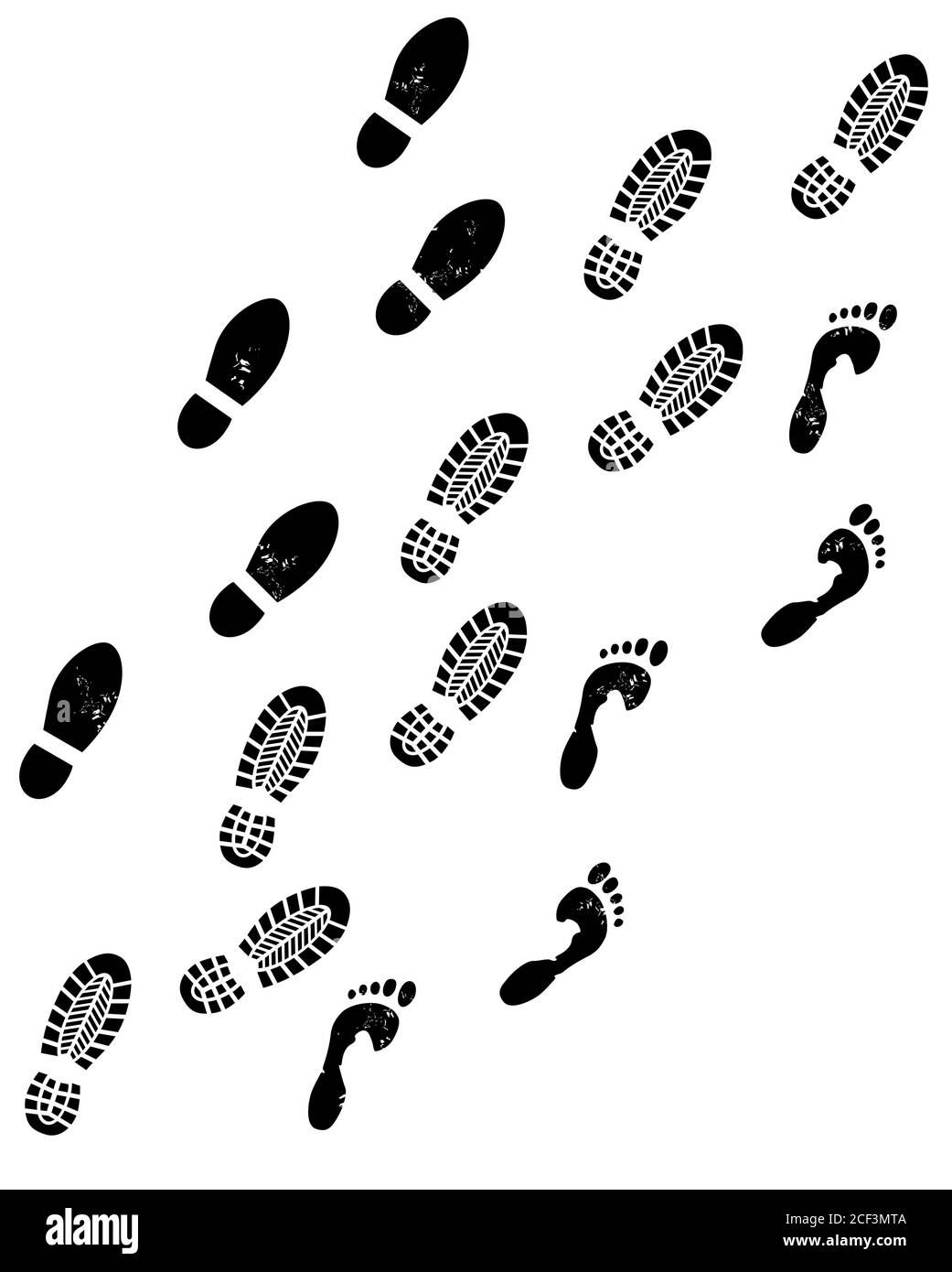 Footprint icon set - vector illustration Stock Vector Image & Art - Alamy