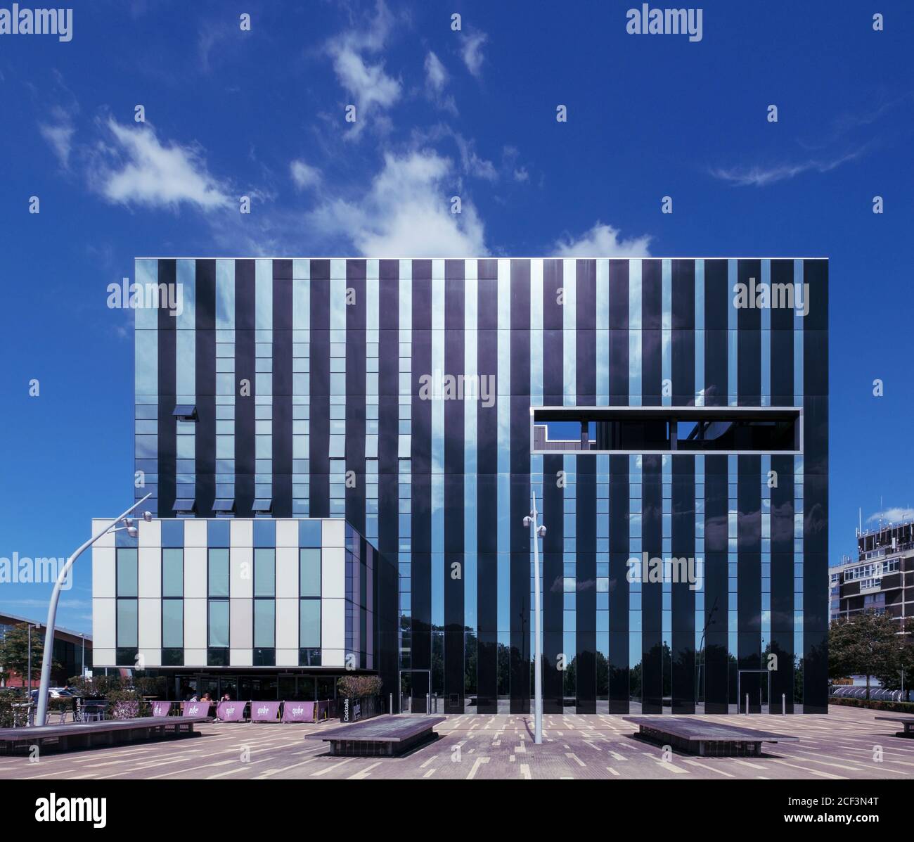 The Cube building in Corby Stock Photo - Alamy