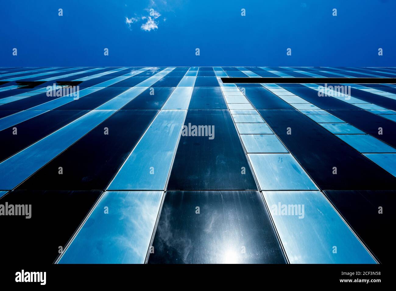 Detail of the Cube building in Corby Stock Photo - Alamy