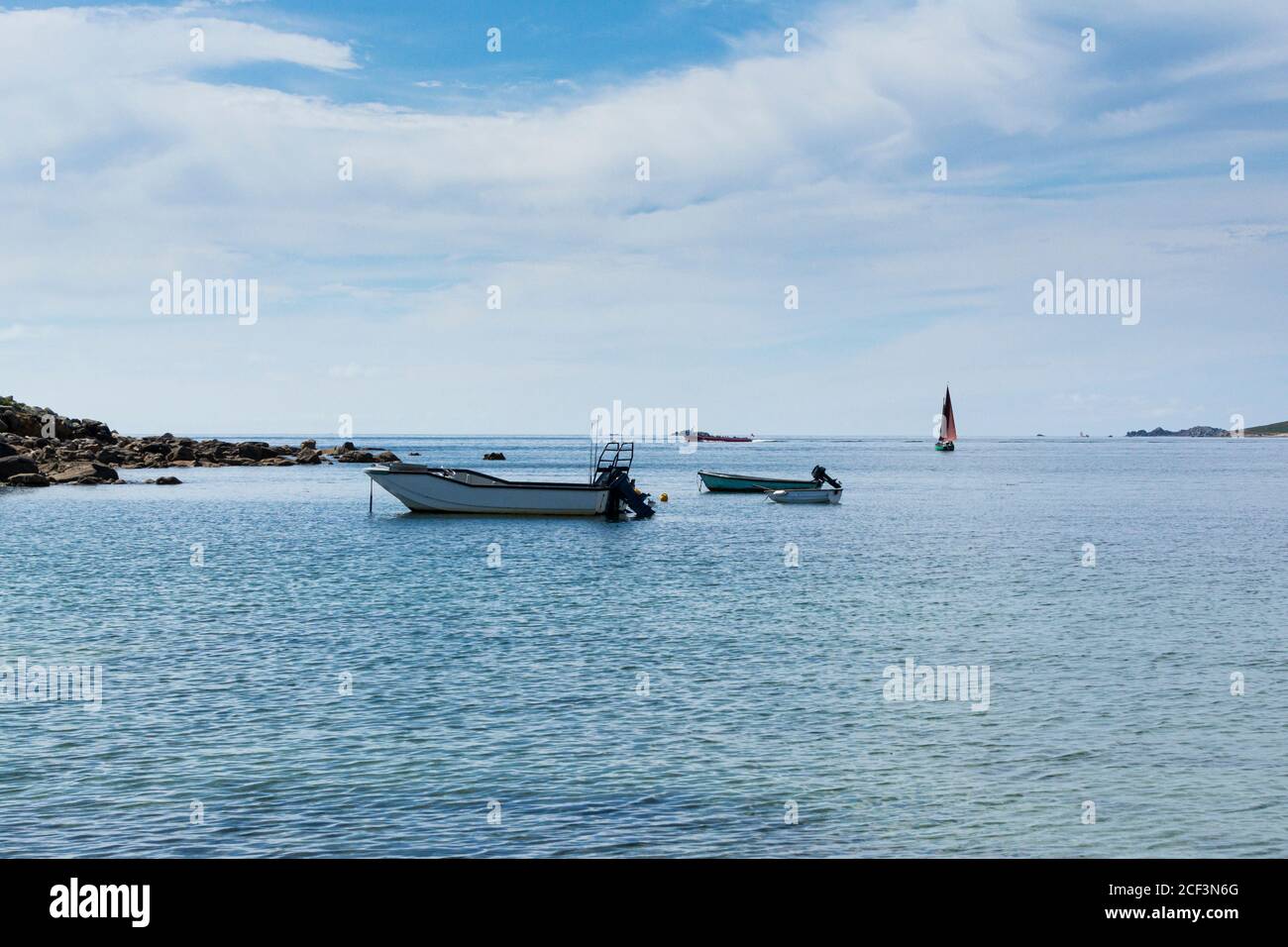 Porthloo st marys island hi-res stock photography and images - Alamy
