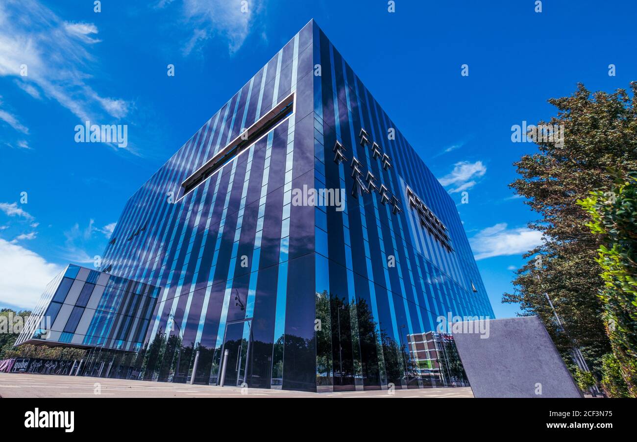 The Cube building in Corby Stock Photo - Alamy