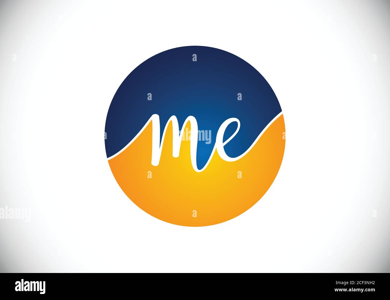 M E letter sign symbol. Initial Letter M E Logo Design Vector Template ...