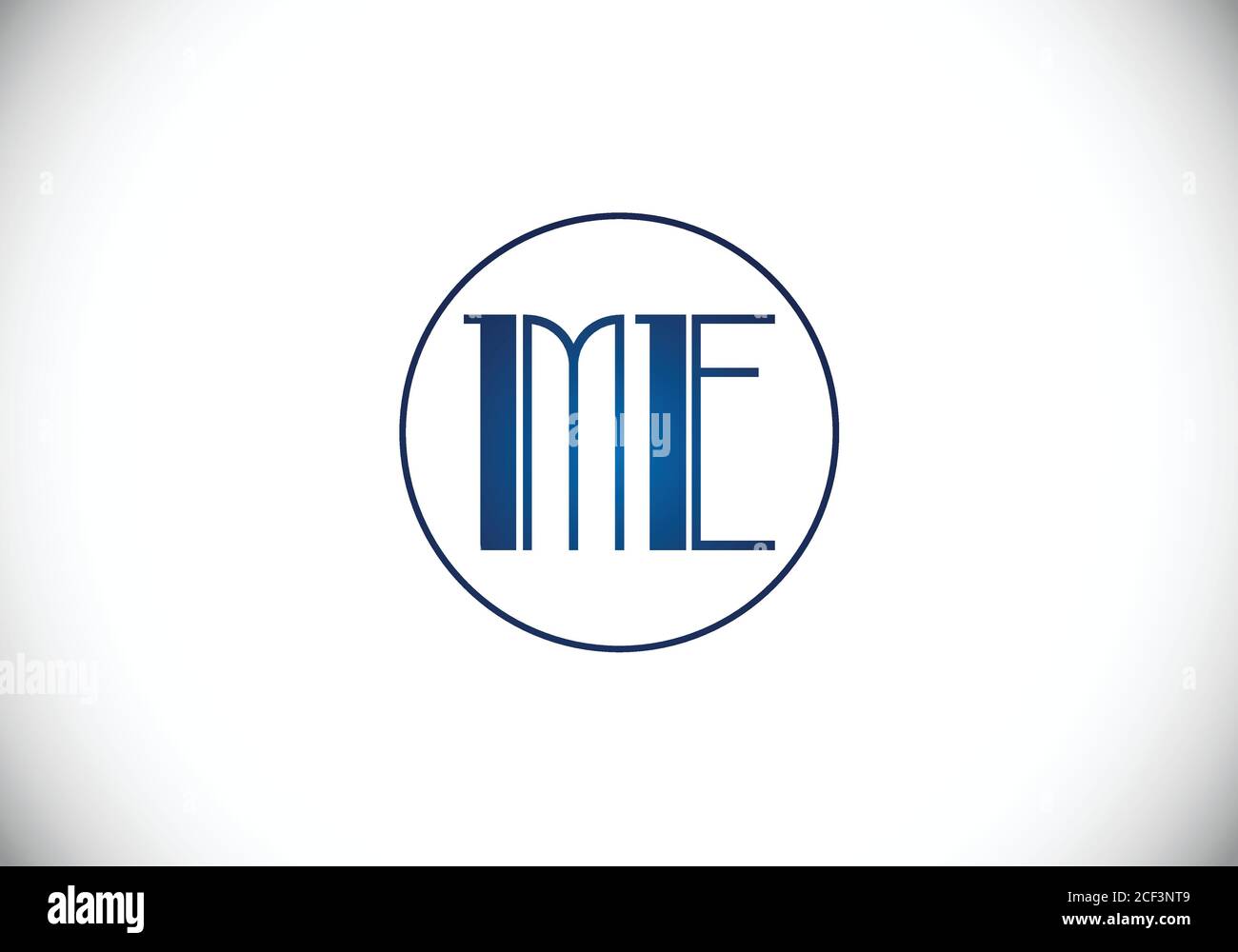 M E letter sign symbol. Initial Letter M E Logo Design Vector Template ...