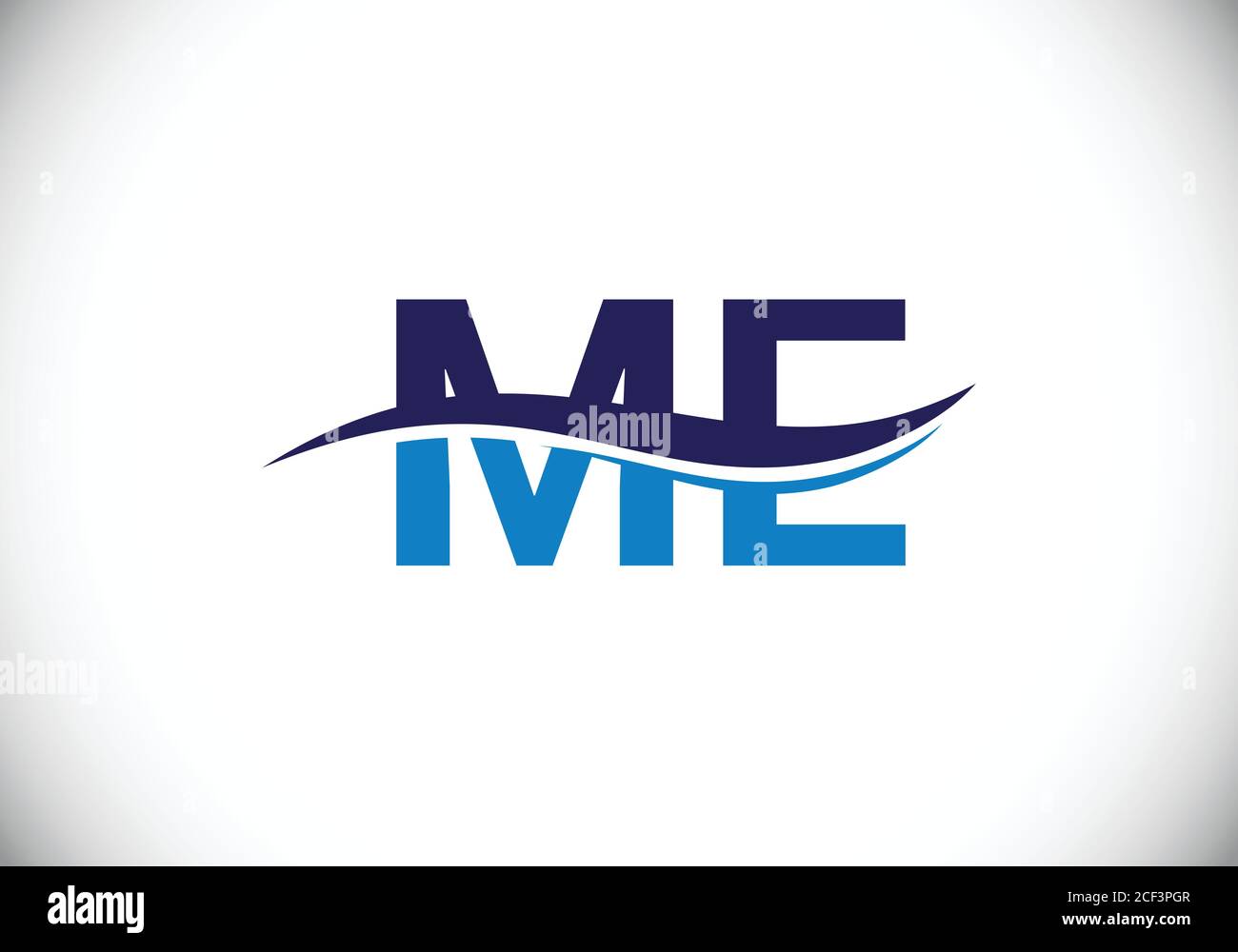 M E letter sign symbol. Initial Letter M E Logo Design Vector Template ...