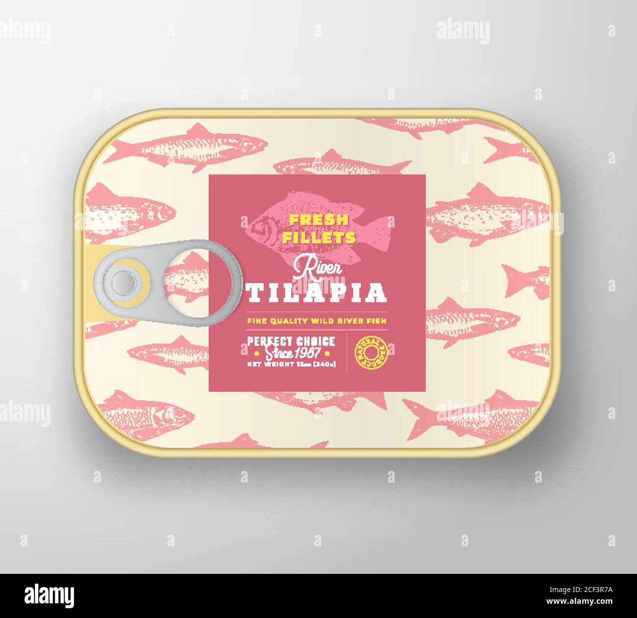 Tilapia background Stock Vector Images - Alamy