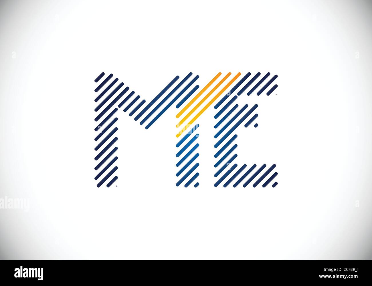 M E letter sign symbol. Initial Letter M E Logo Design Vector Template ...