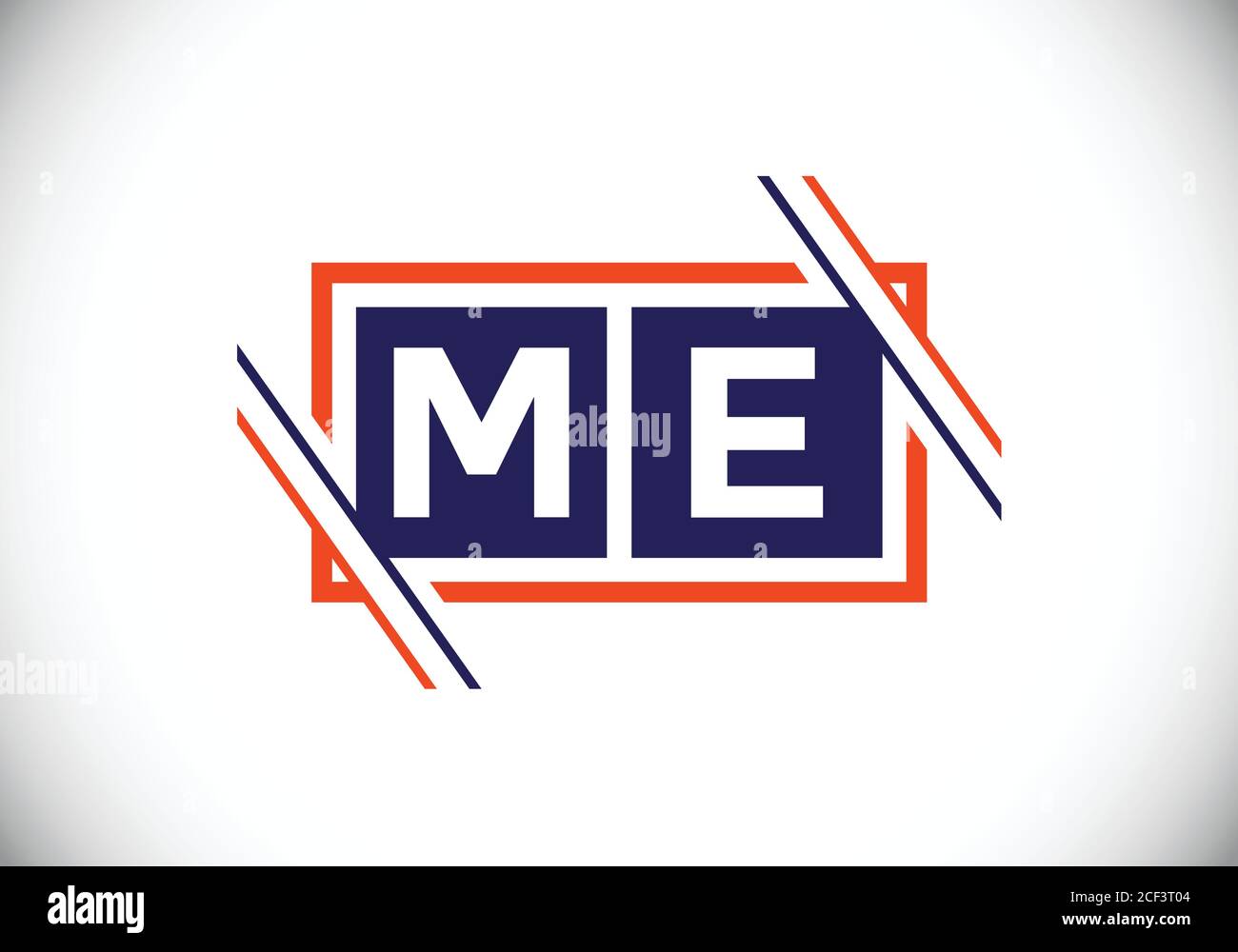 M E letter sign symbol. Initial Letter M E Logo Design Vector Template ...