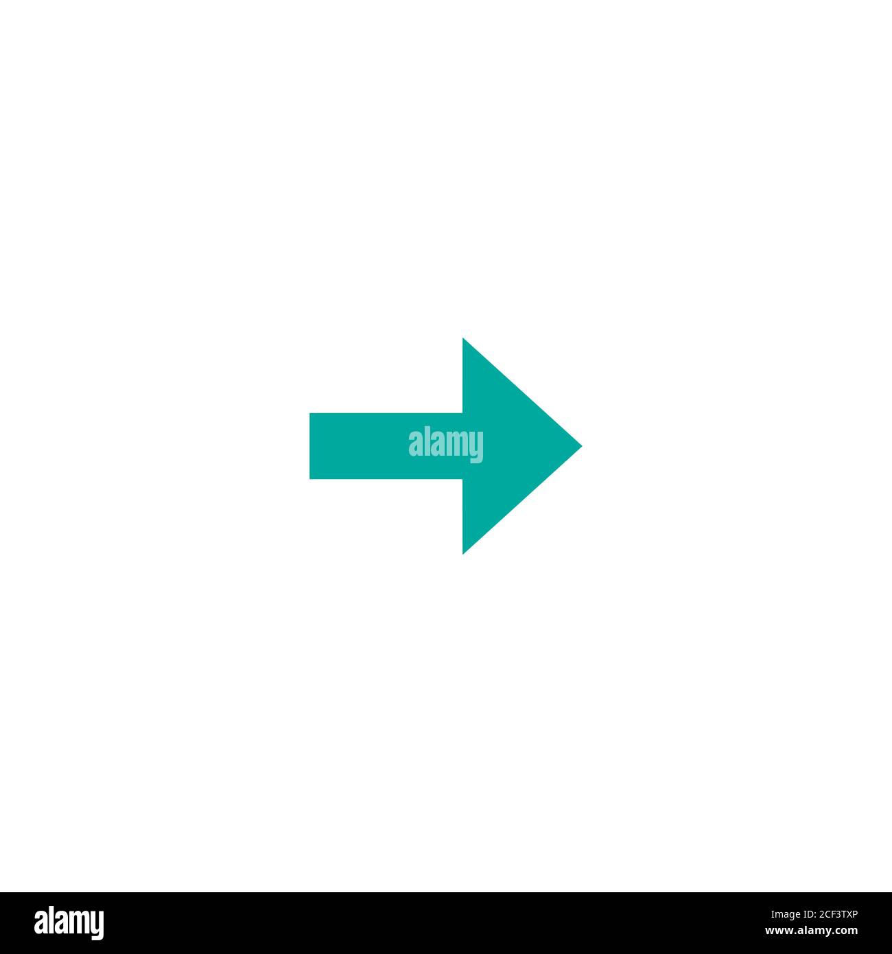 blue right sharp arrow icon. Isolated on white. Continue icon. Next ...