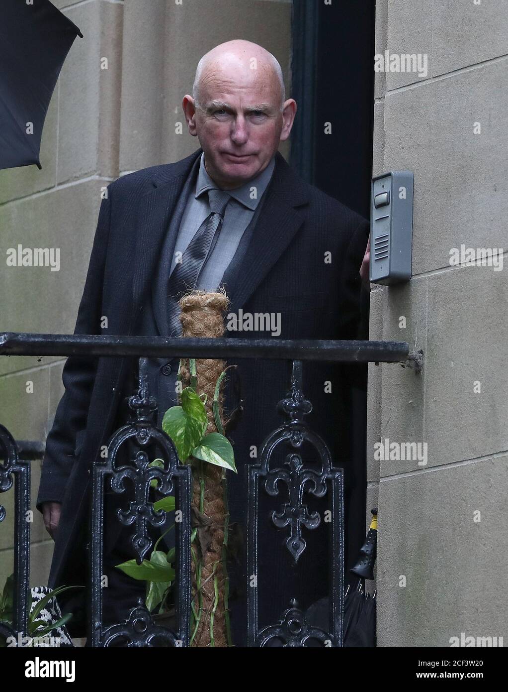 Actor Gary Lewis on the set of the new BBC thriller Vigil which is ...