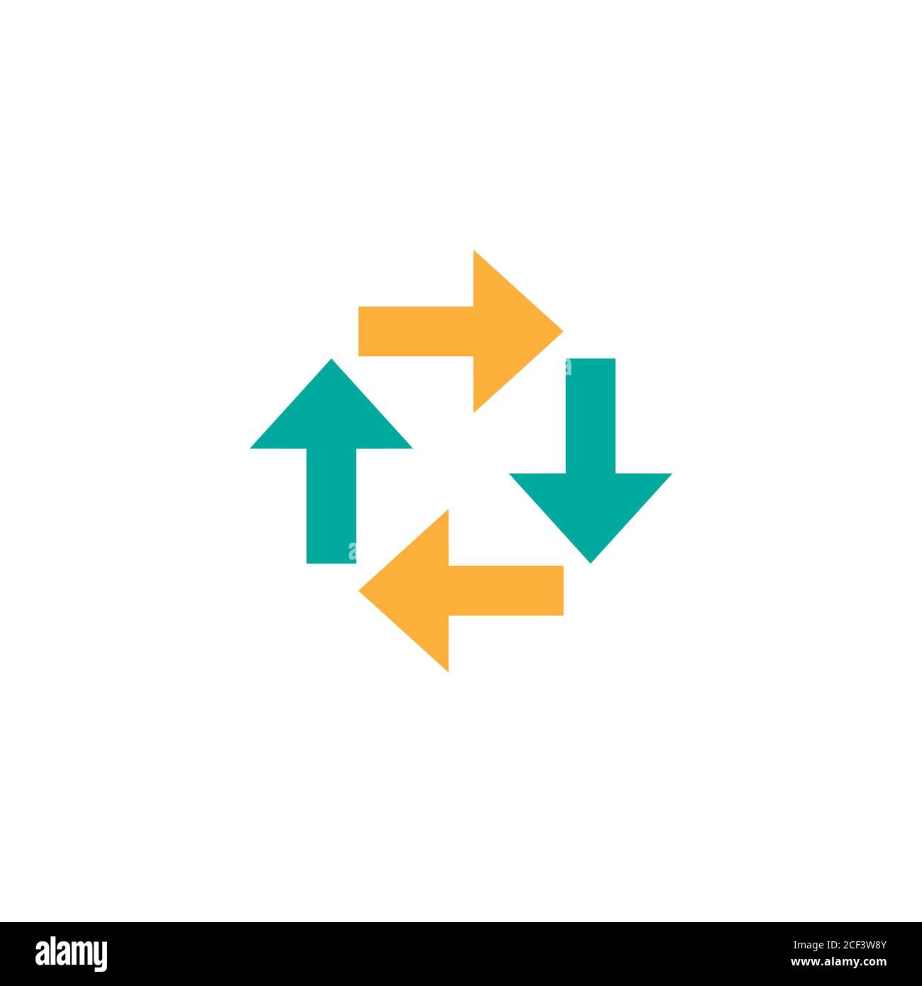 Four arrows circle. Cycle, recycle, refresh. Reload, refresh, loop ... Four arrows circle. Cycle, recycle, refresh. Reload, refresh, loop ...