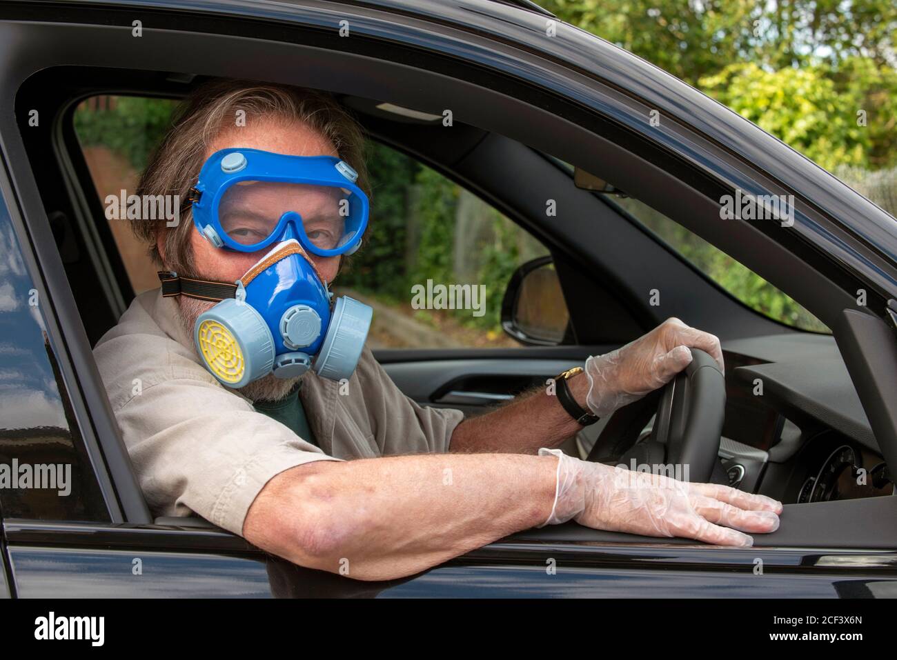 Goggles mask gloves hi-res stock photography and images - Alamy