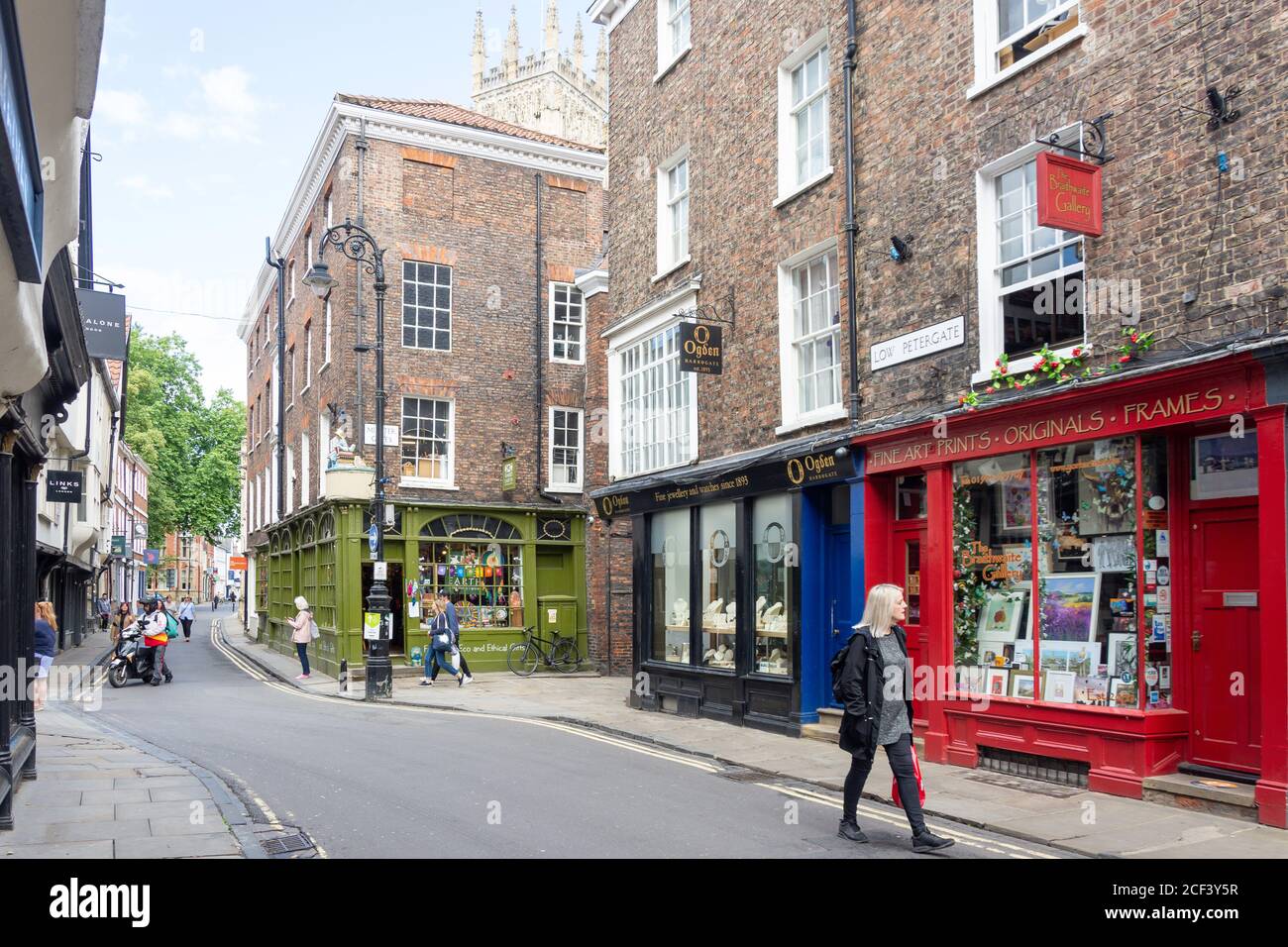 Low Petergate, York, North Yorkshire, England, United Kingdom Stock ...