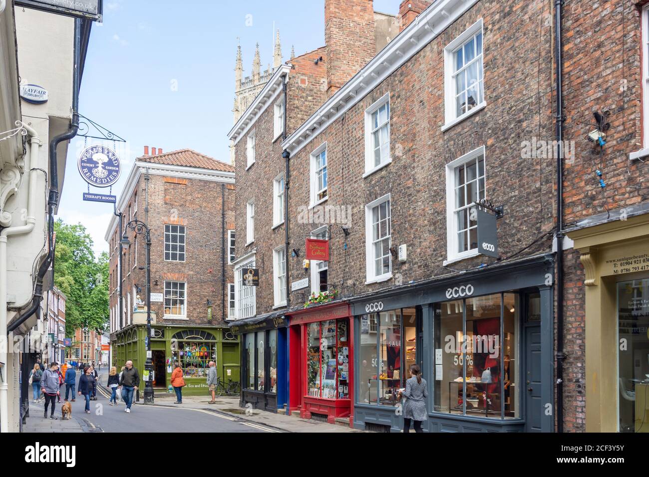 Low Petergate, York, North Yorkshire, England, United Kingdom Stock ...