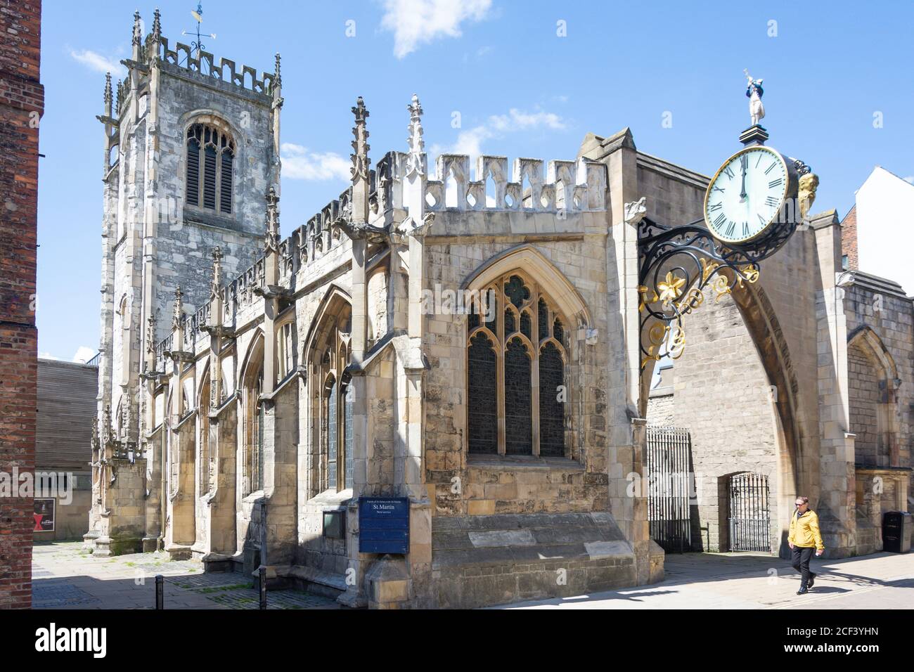 11th century St Martin le Grand Church, , Coney Street, York, North ...