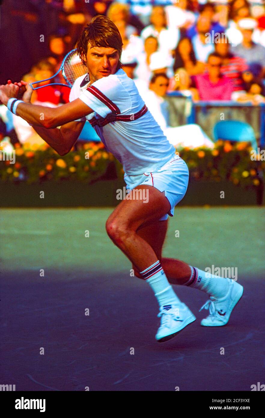 Jimmy Connors (USA) competing at the 1982 US Open Tennis Stock Photo ...