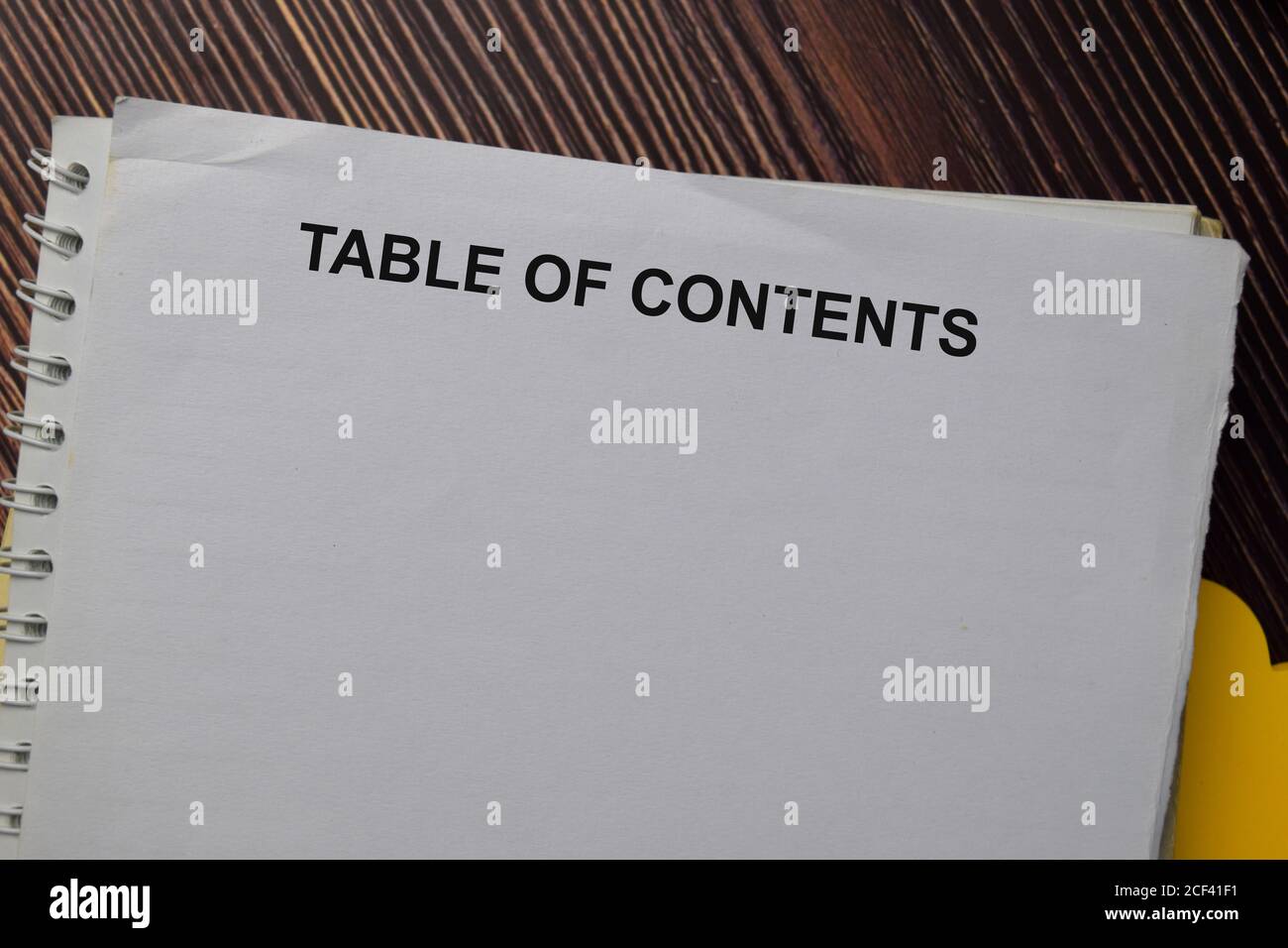 Handwritten title page hi-res stock photography and images - Alamy