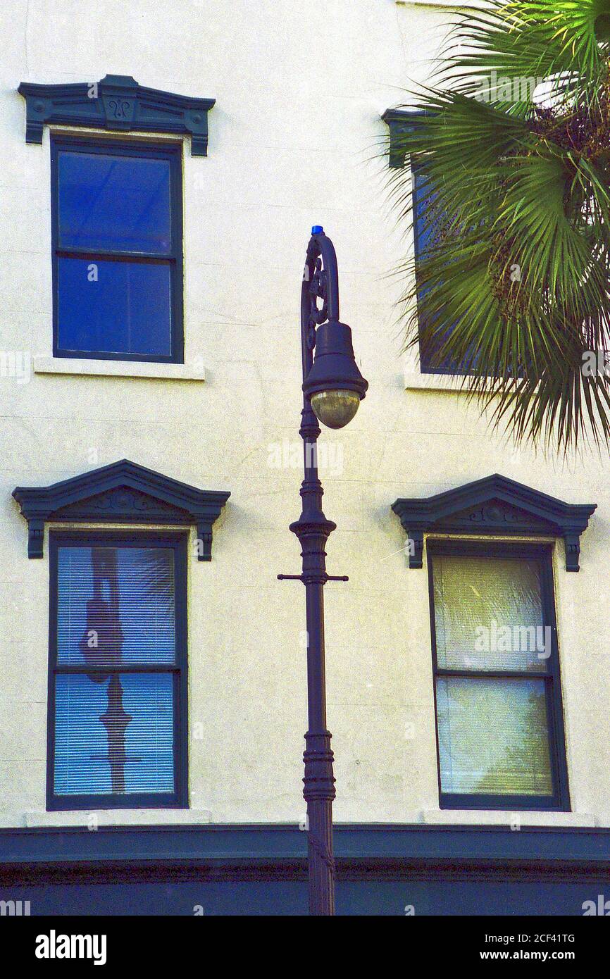 Savannah street light, ,Savanna, Georgia, USA Stock Photo - Alamy