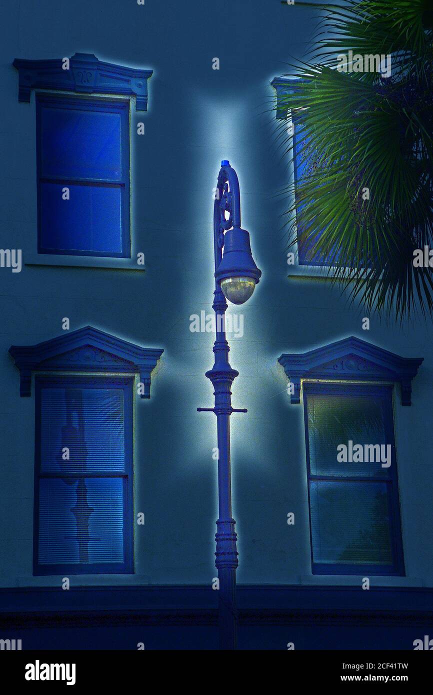 Savannah street light, ,Savanna, Georgia, USA Stock Photo - Alamy