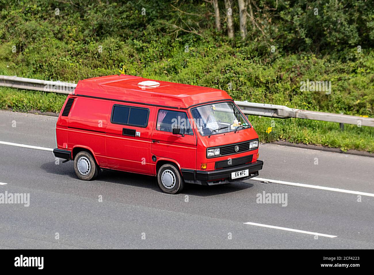 1990 90s 1915 cc Red Volkswagen pop top caddy, Transporter, camper vans ...