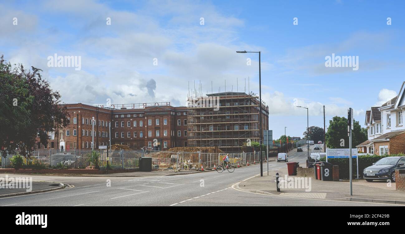 Renovation work in progress by Berkley Homes at The Horlicks Factory ...