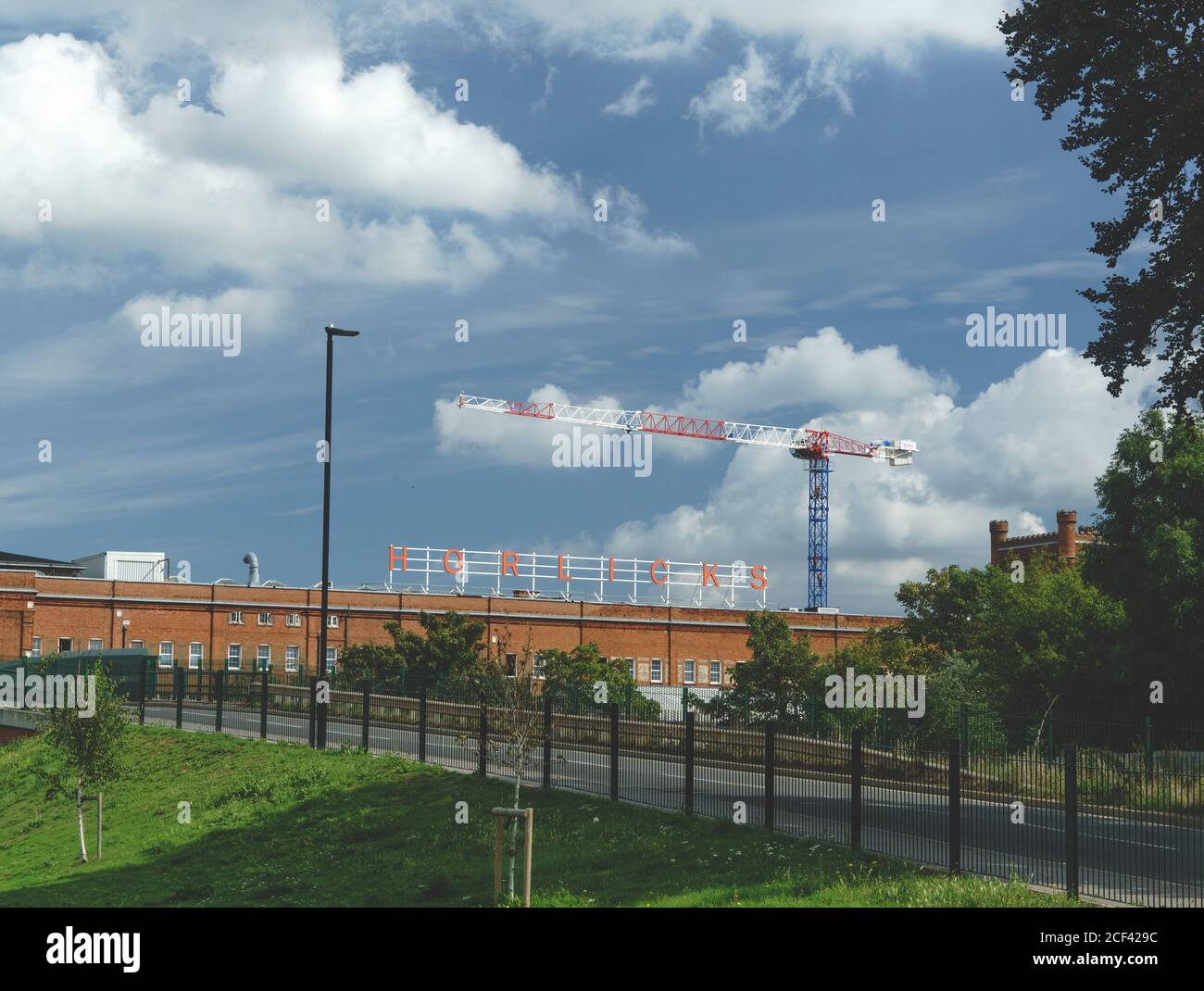 The Horlicks Factory seen from Salt Hill Park, Slough, Berkshire, UK ...
