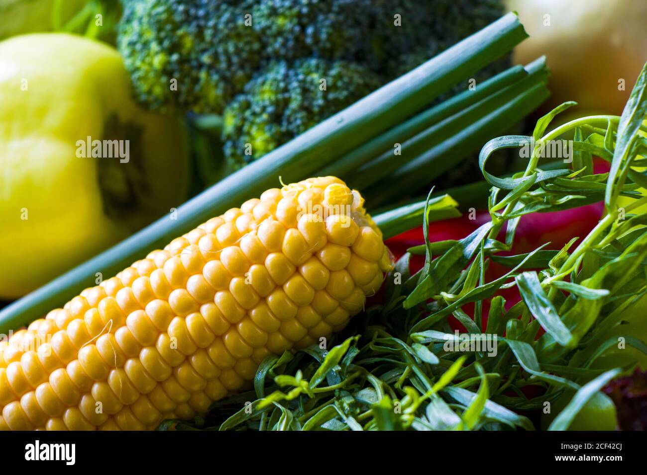 Raw organic vegetables close-up, mixed vegetables Stock Photo - Alamy